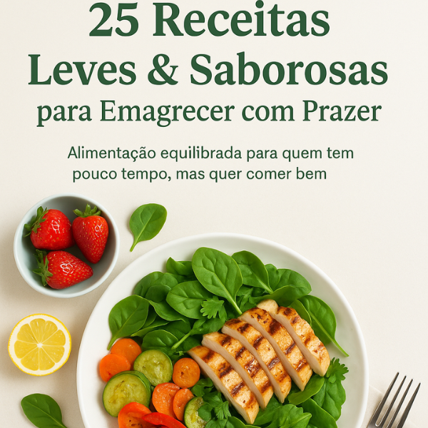 25 receitas leves e saborosas para emagrecer com prazer