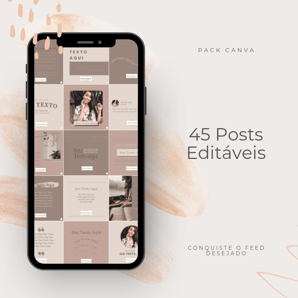 Pack 45 Posts Editáveis