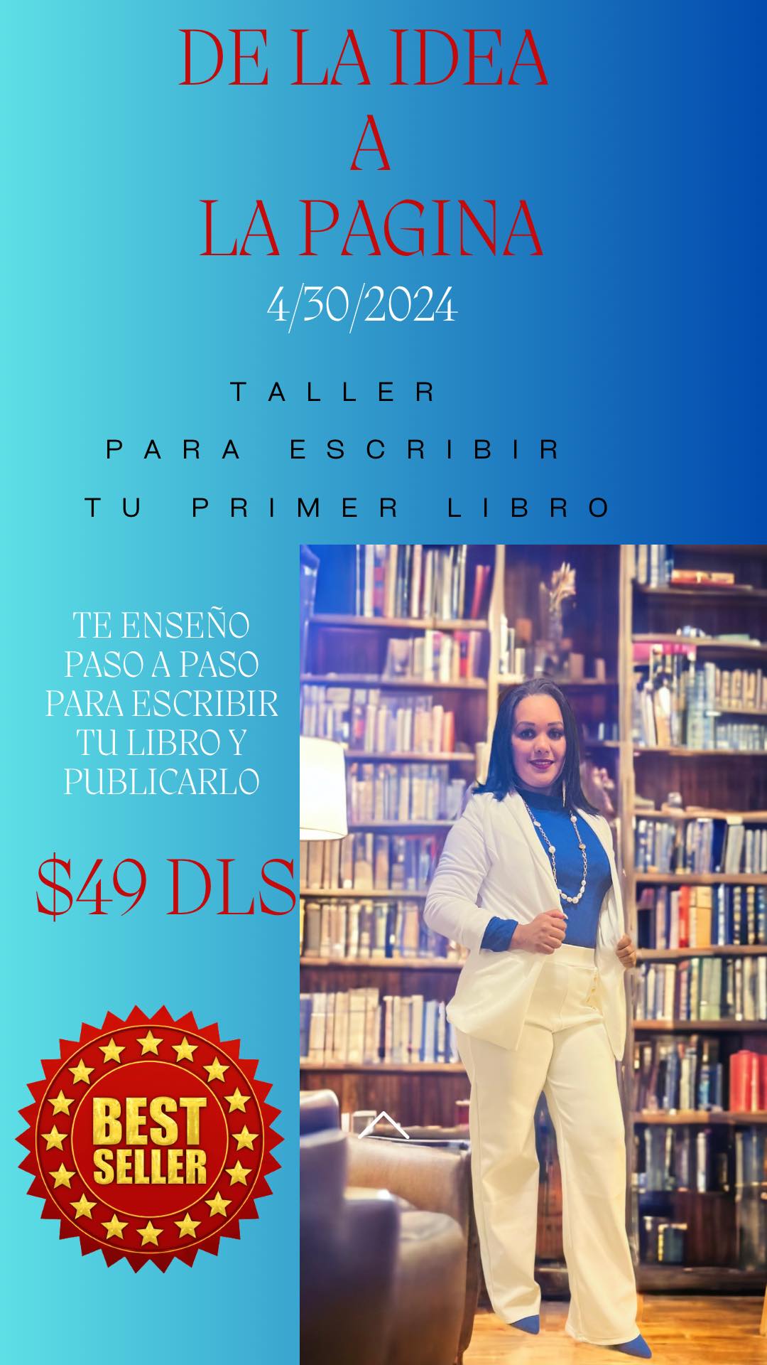 De la idea a la pagina: Taller para escribir TU primer libro - Crea...