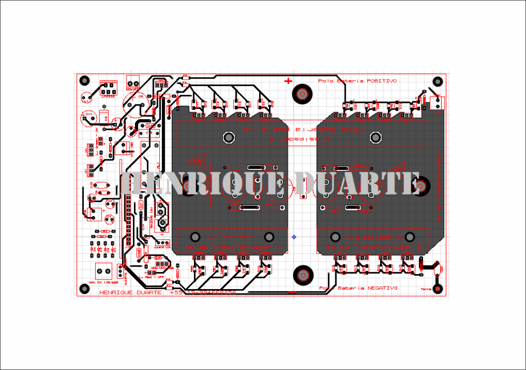 Projeto para placa de Inversor senoidal de 16 mosfets