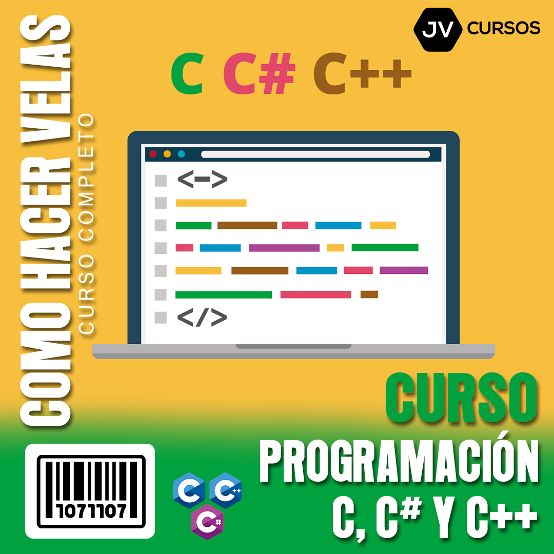 Curso Programación C, C# y C++ - JV Cursos | Hotmart