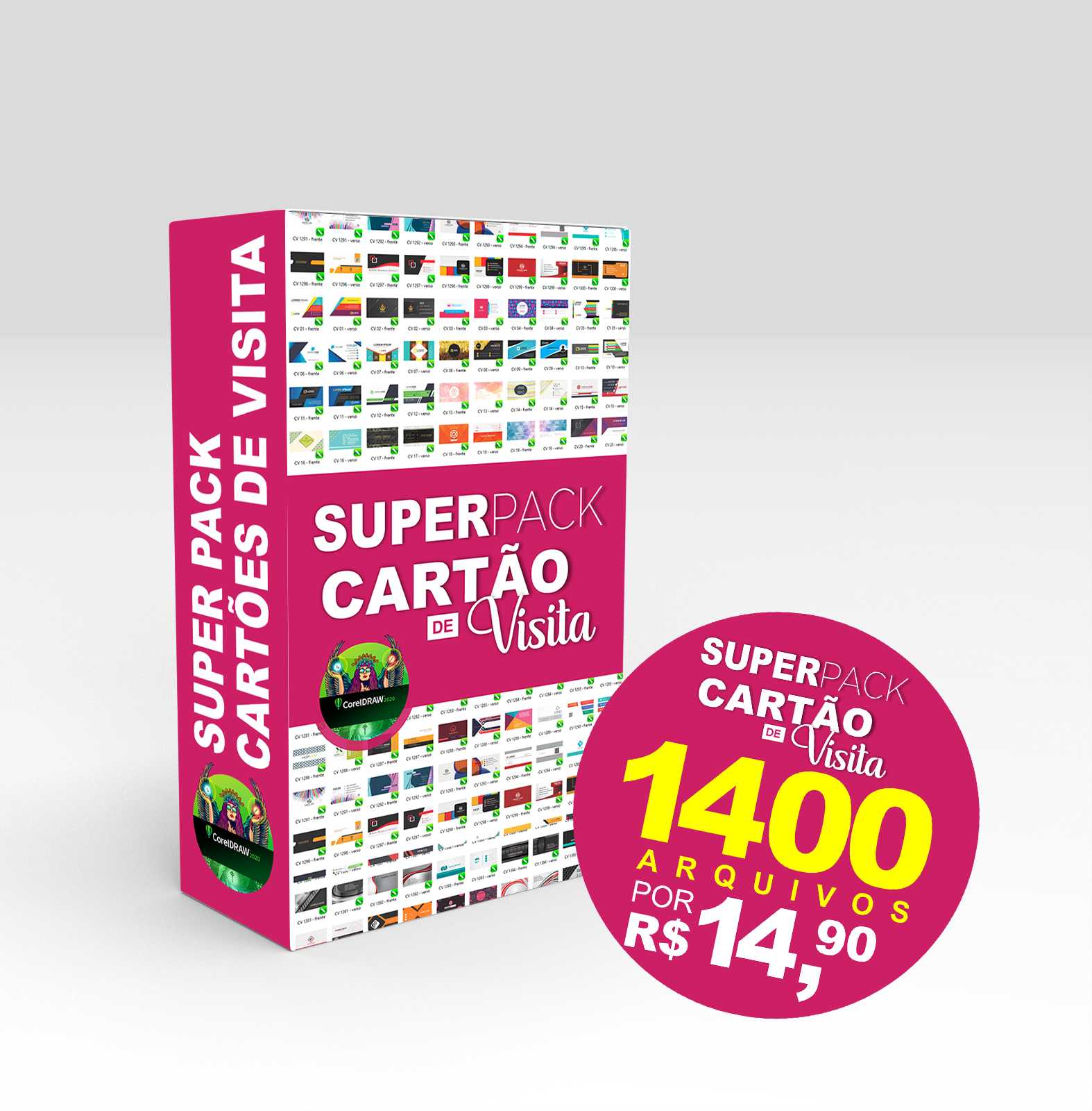 SUPER PACK CARTÃO DE VISITA