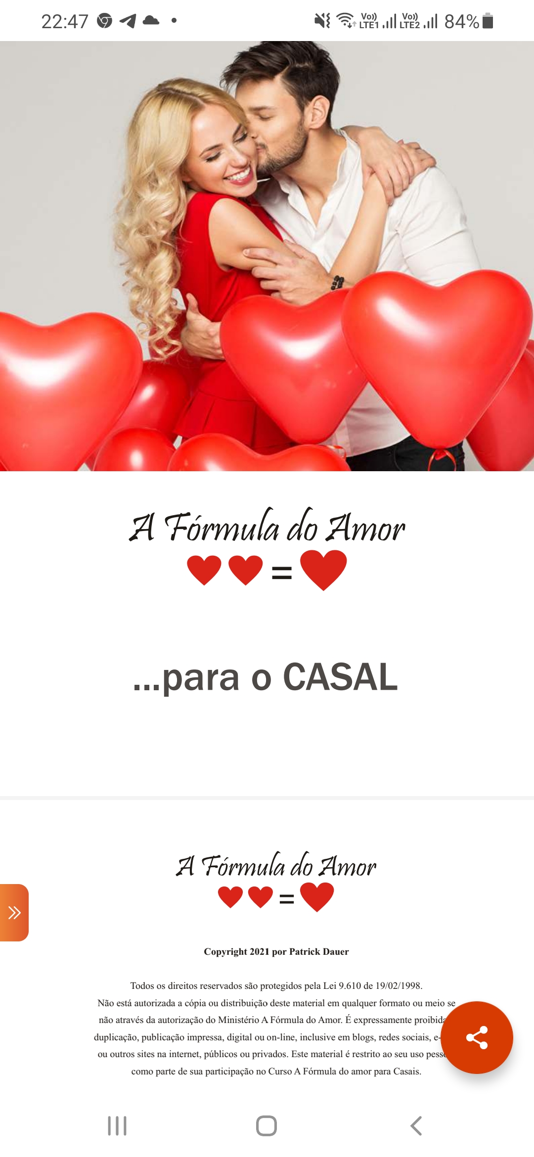 Curso de Casais a Fórmula do Amor
