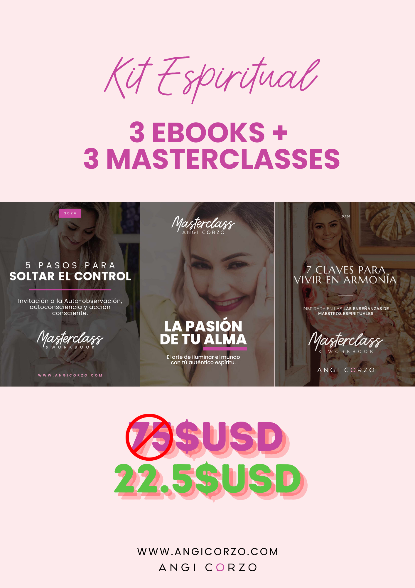 KIT ESPIRITUAL: 3 EBOOKS + 3 MASTERCLASSES
