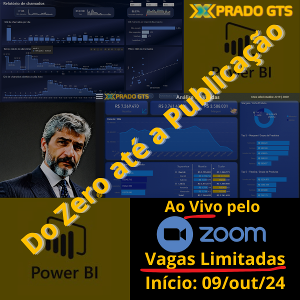 Power BI - Ao Vivo - Alexandre Prado | Hotmart