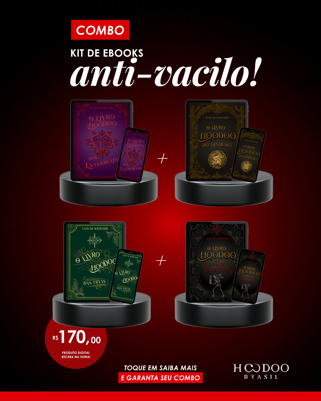Combo anti-vacilo - Hoodoo Brasil | Hotmart