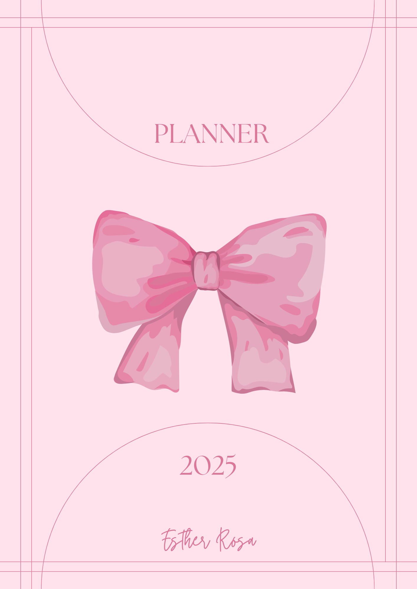 Planner Rosa 2025