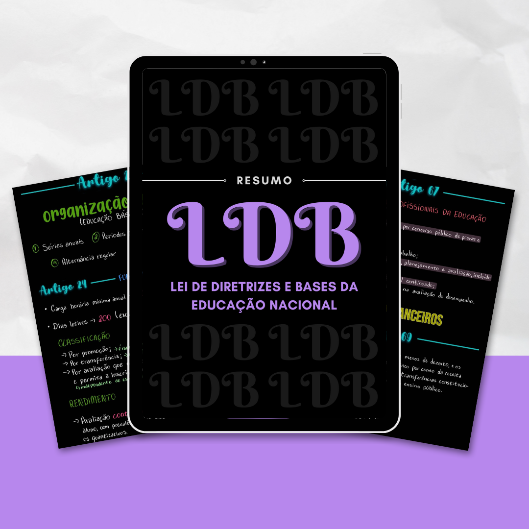 LDB - Lei de Diretrizes e Bases da Educação - Educadora Letícia | H...