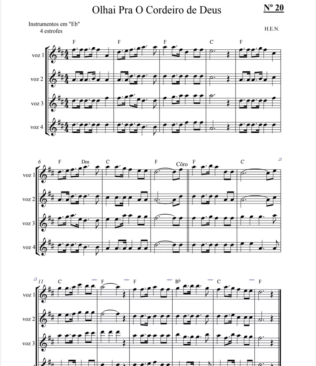 PARTITURA HARPA CRISTÃ - Louvores a Deus | Hotmart