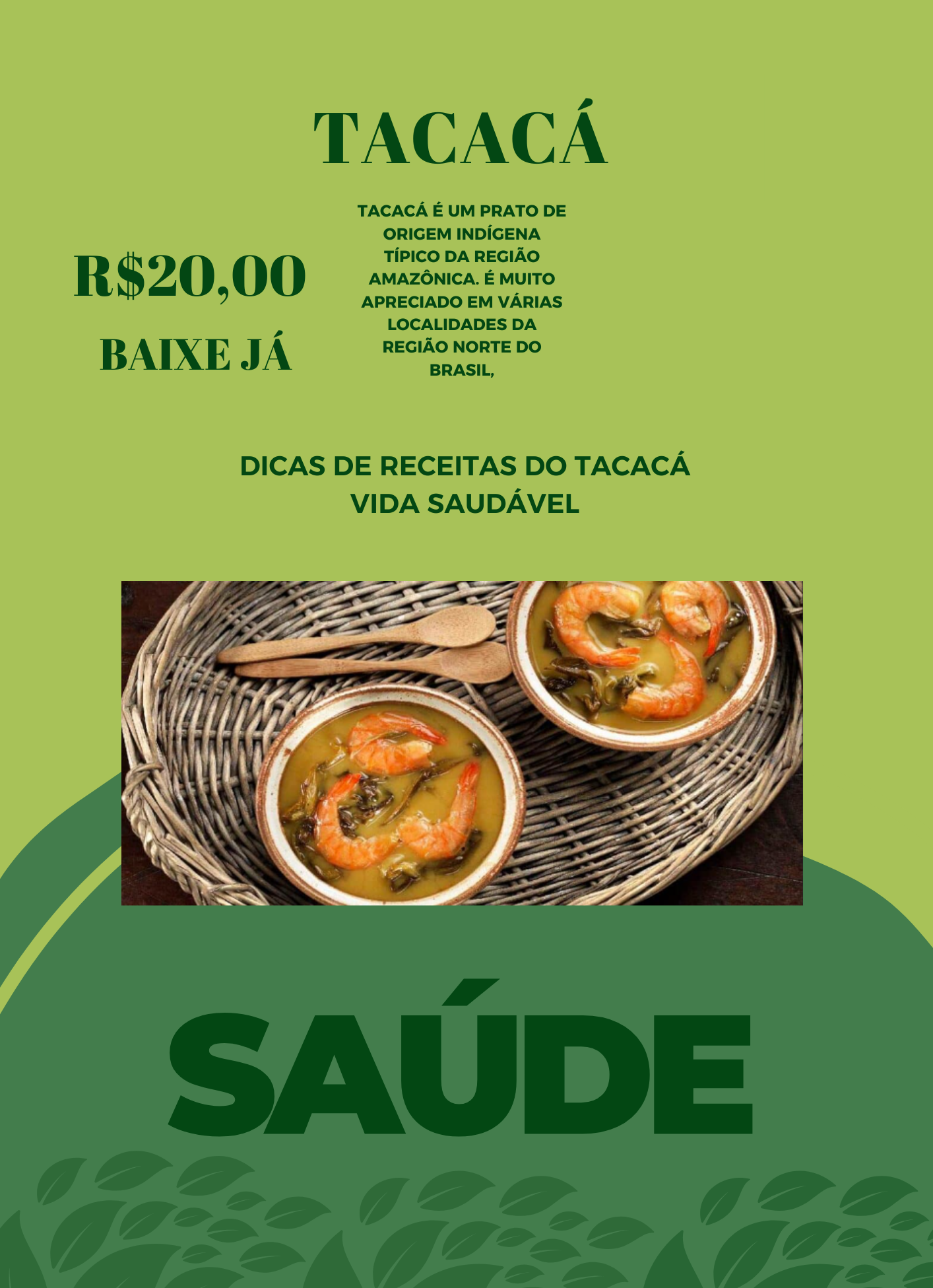 COMENDO TACACÁ RECEITAS - EBOOKS PROFISSIONAIS | Hotmart