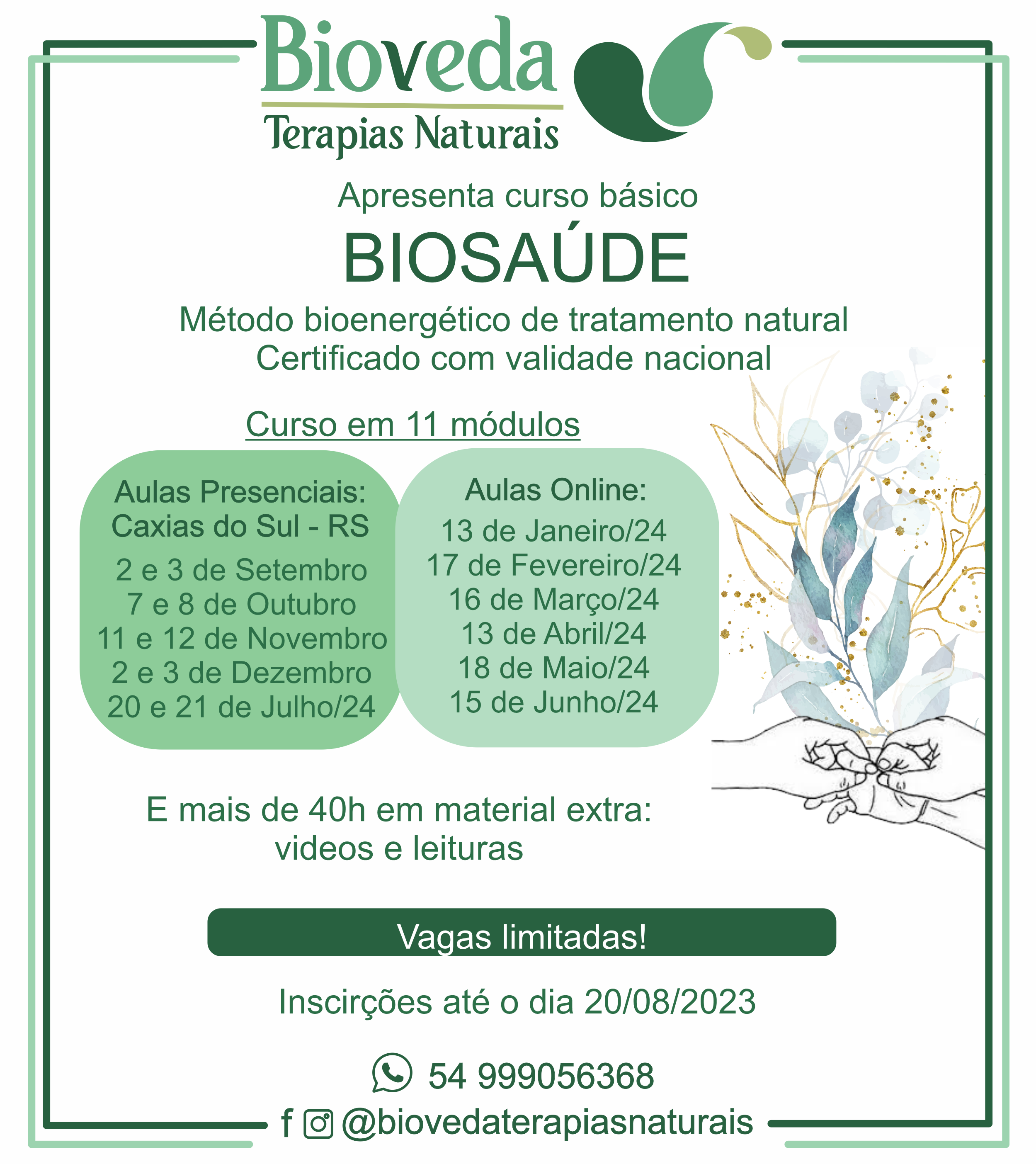 Bioveda- Método Bioenergético de Tratamento Natural on-line