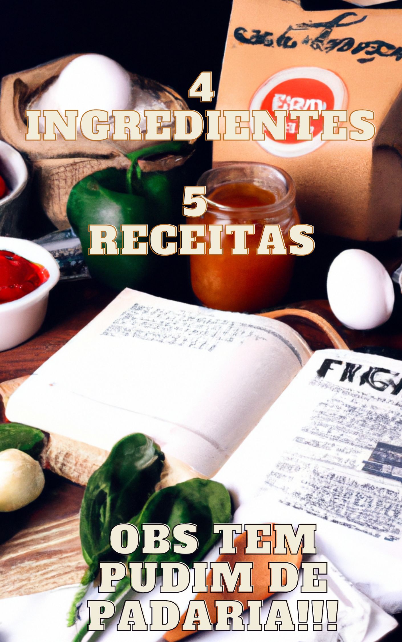 4 INGREDIENTES 5 RECEITAS - Caio Ribeiro | Hotmart