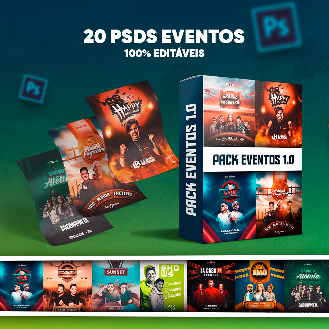 Pack Eventos Premium 1.0 - Agência 03 Digital | Hotmart