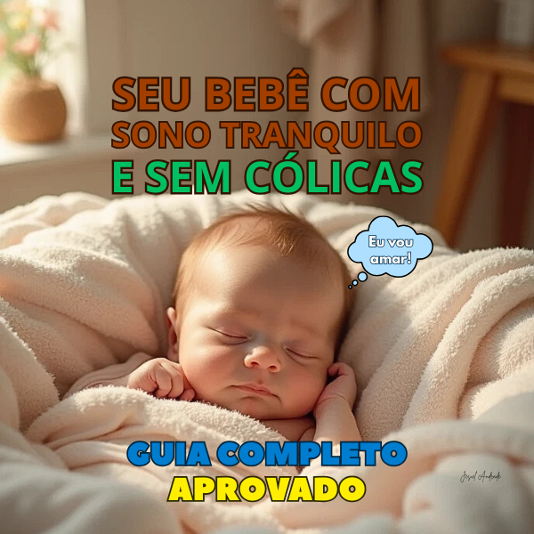 SEU BEBÊ COM SONO TRANQUILO E SEM CÓLICAS