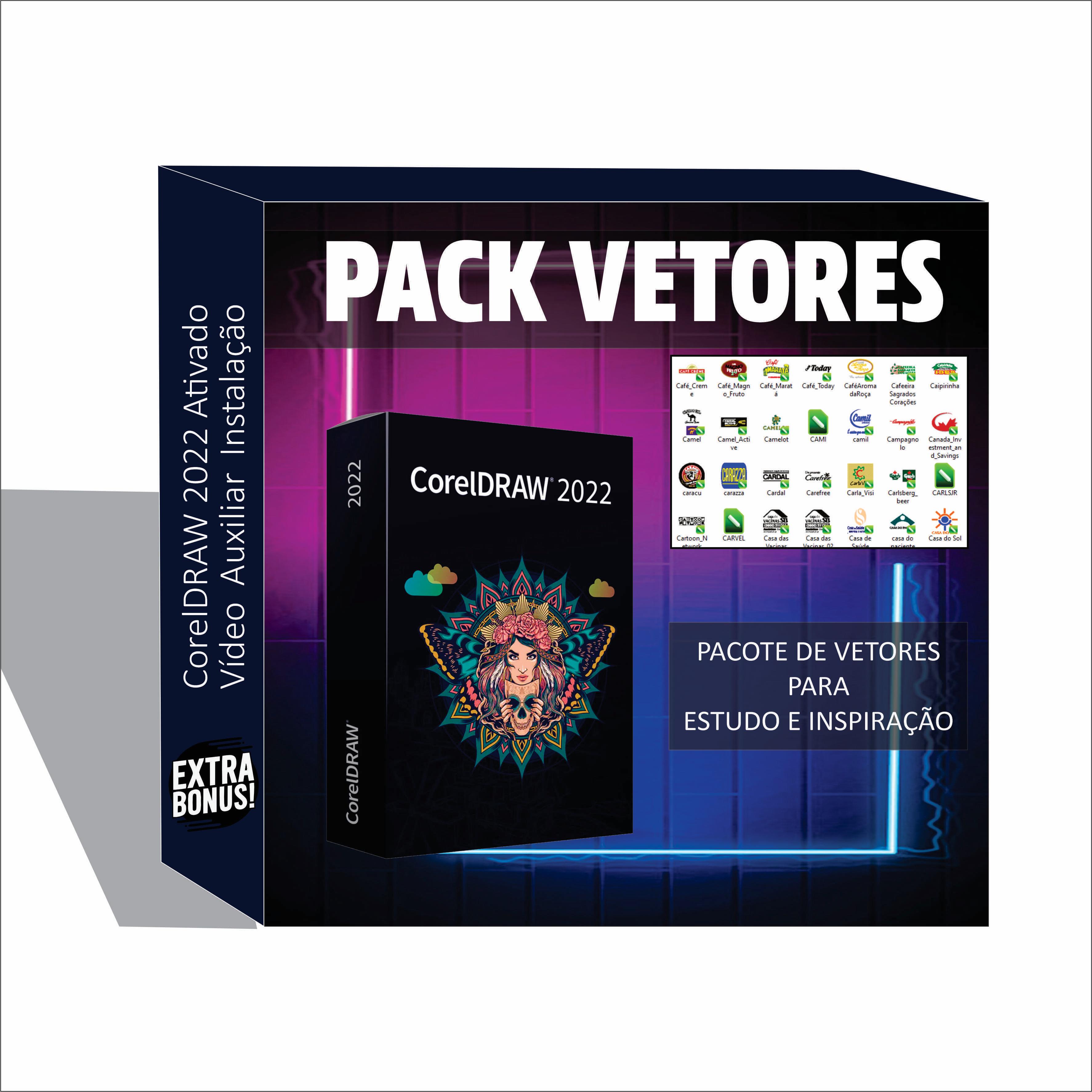 Pacote Exclusivo De Logos Vetores + Corel Draw 2022 - Eduardo Henri...