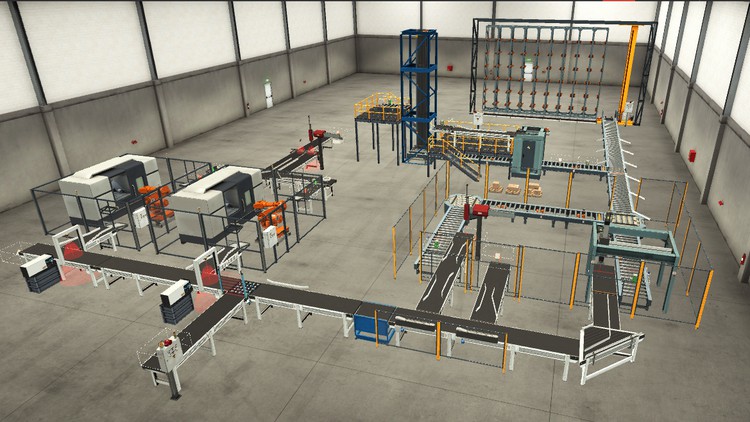 Factory Automation using PLC Logics Programming and Sİmulation with...