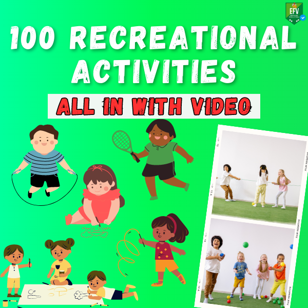 🤩 100 RECREATIONAL ACTIVITIES WITH VIDEOS🤩