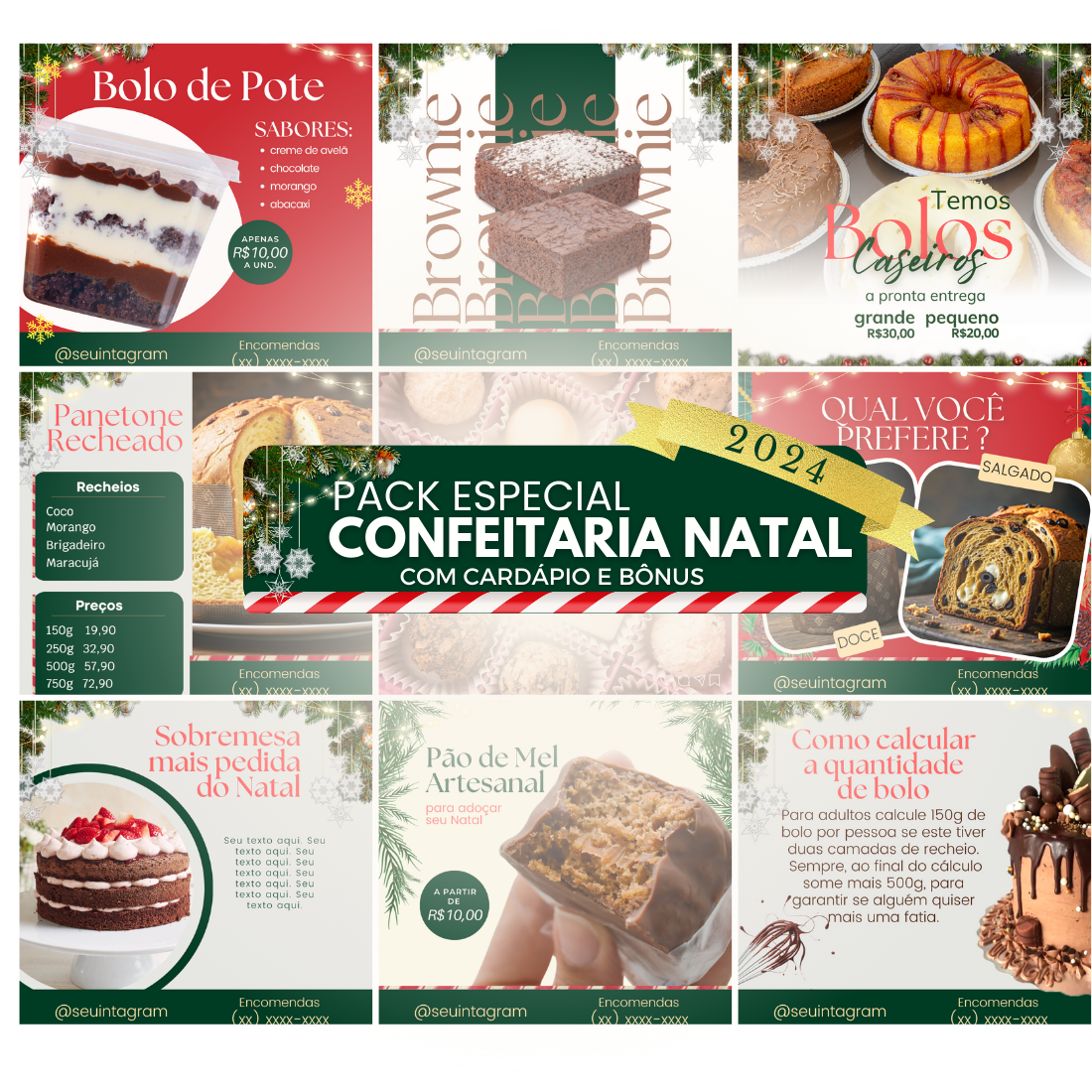 Pack Confeitaria Natal
