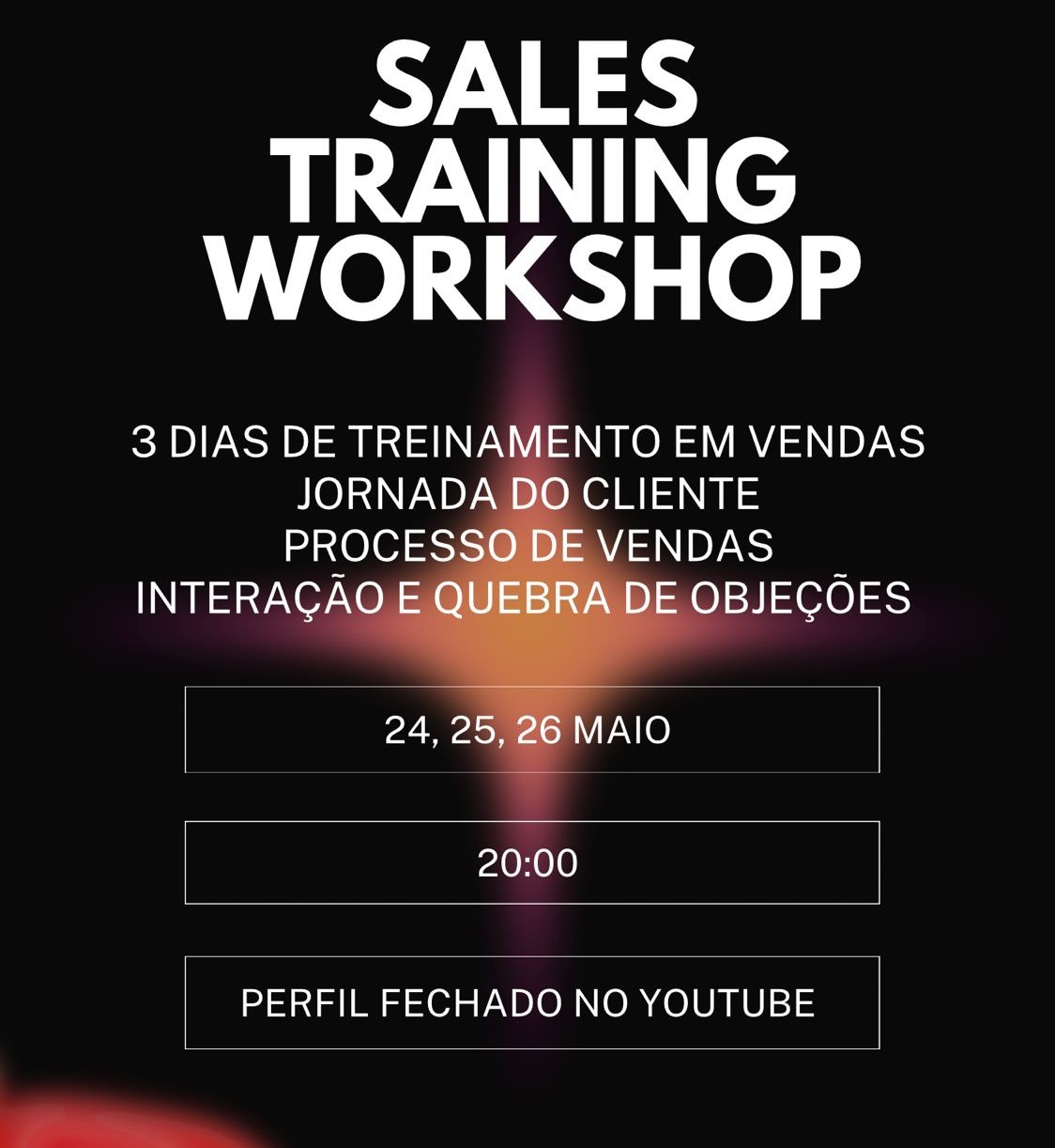 WORKSHOP SALES TRAINING