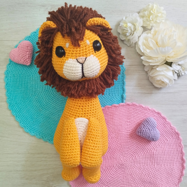 Receita Amigurumi Leão Rob - Alessandra Polimeno | Hotmart