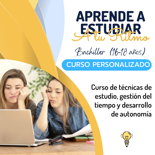 Aprende a estudiar: curso de técnicas de estudio para Bachiller