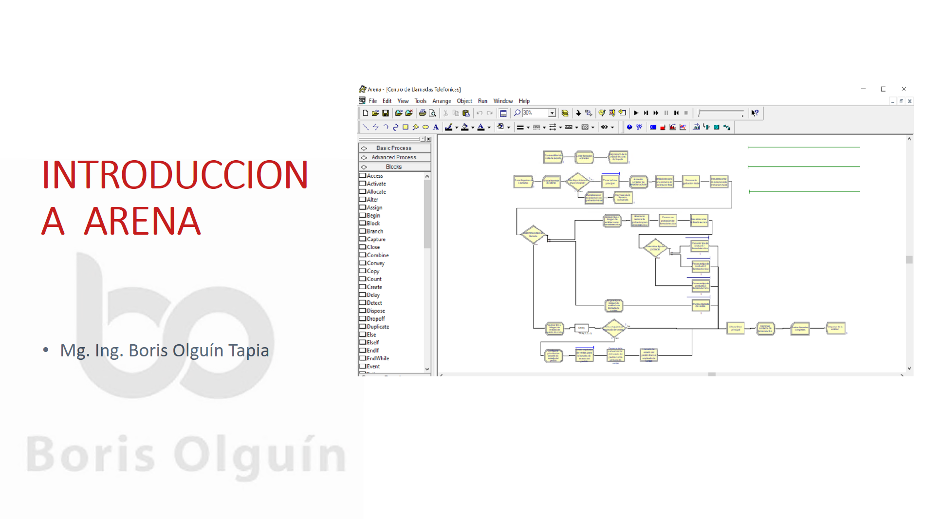 Curso Básico de Simulación en software ARENA - Boris Mauricio Olguí...