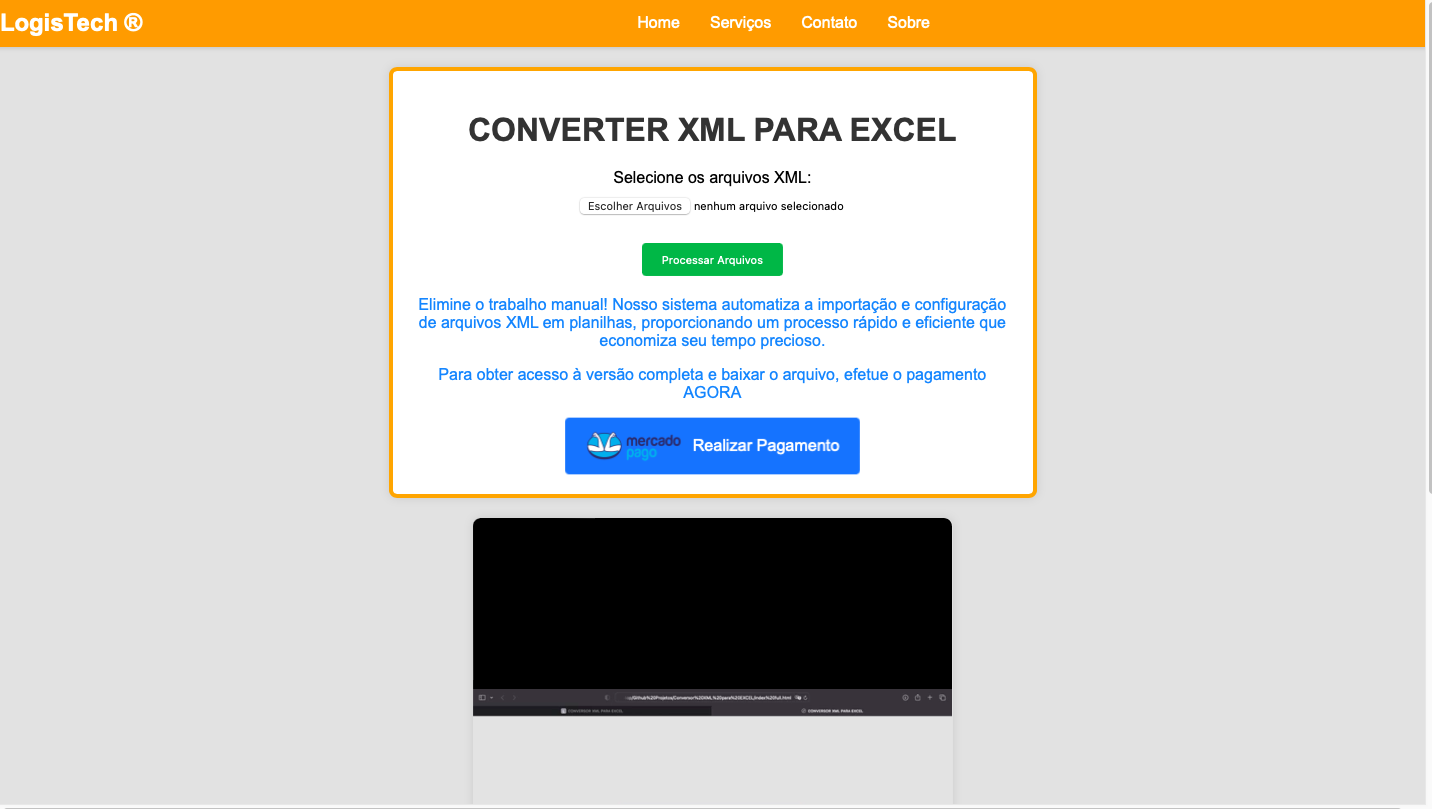Conversor XML para Excel
