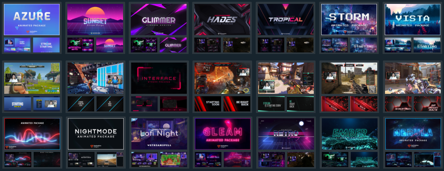 Temas para Streams / Scene Themes