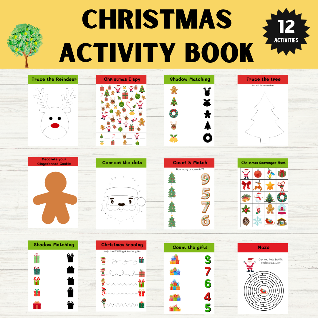 CHRISTMAS ACTIVITY BOOK - Kathy Laskowski | Hotmart