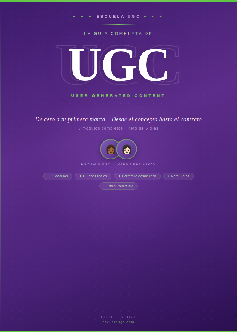 La Guía Completa de UGC — De cero a tu primera marca - DANIELA PERD...