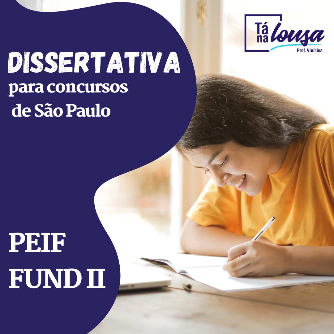 Curso de Dissertativa para concurso PEIF / FUND II - Vinícius Recca...