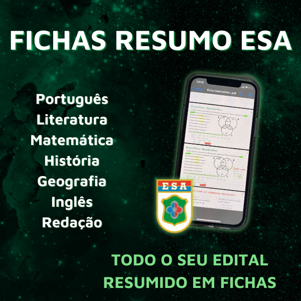 FICHAS RESUMO ESA - EDITAL 2022 - Maria Paula Davi Ferreira | Hotmart