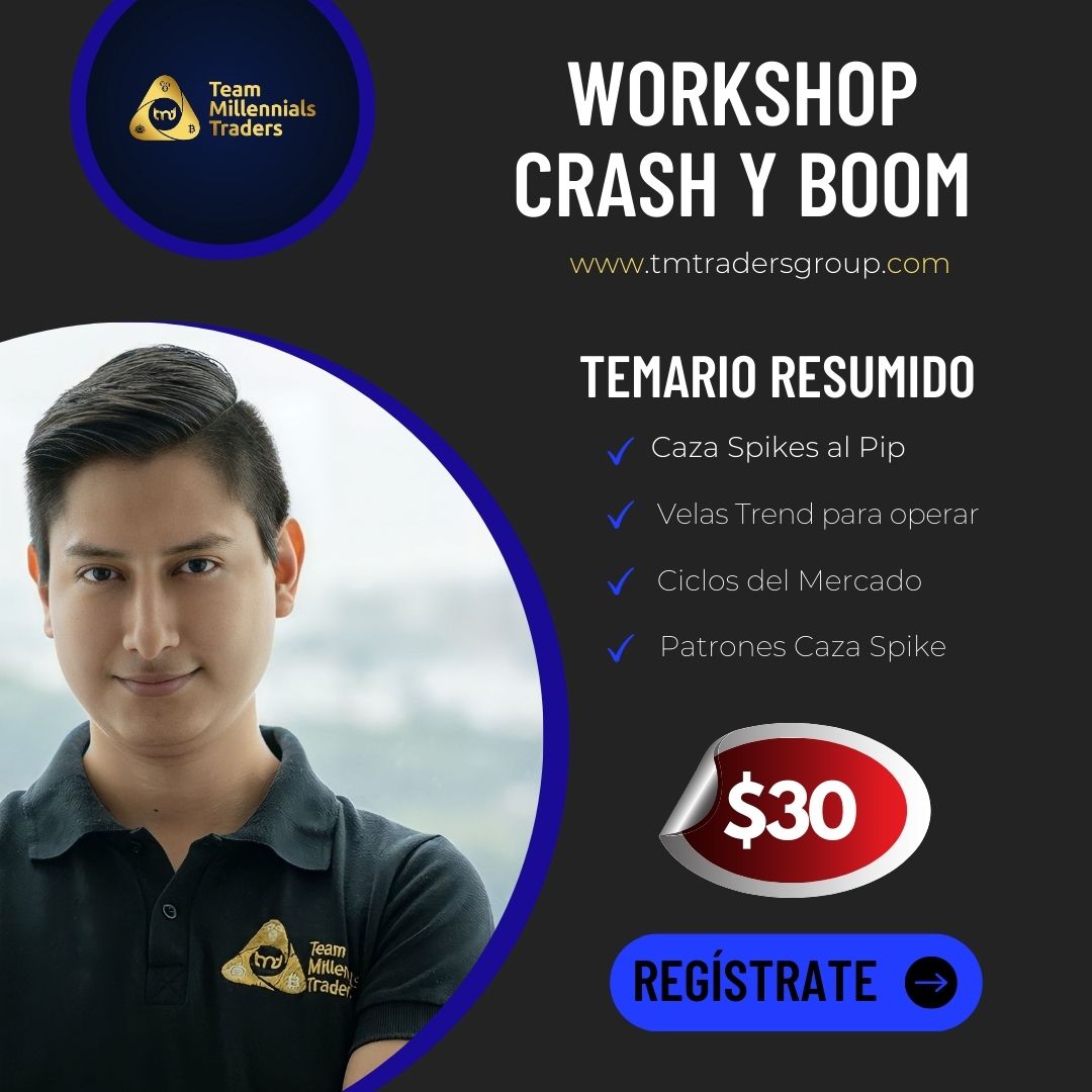 Workshop Exclusivo - Crash y Boom - Team Millennials Traders | Hotmart
