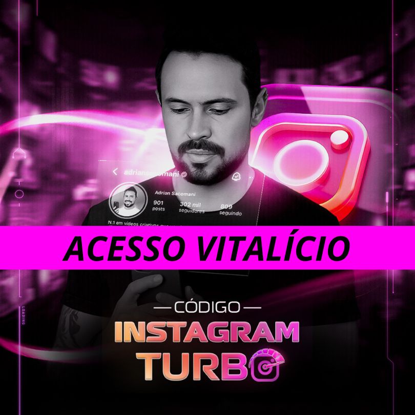 Código Instagram Turbo - Acesso Vitalício