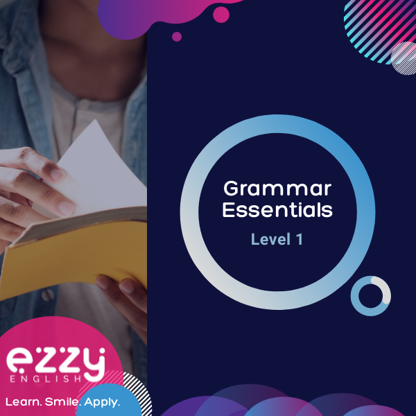 (English) Grammar Essentials 1 - Ezzy English | Hotmart