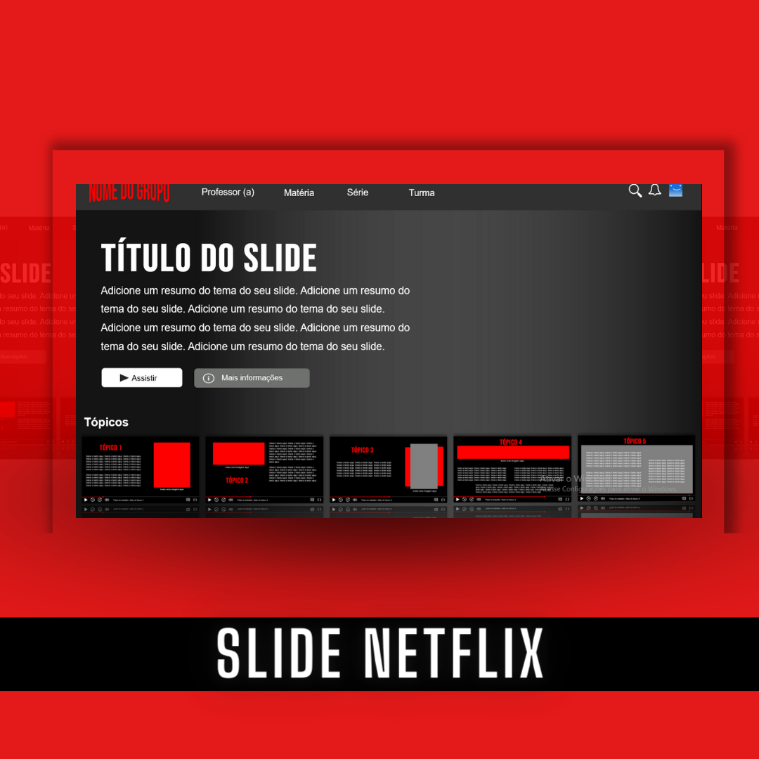 Slide Netflix