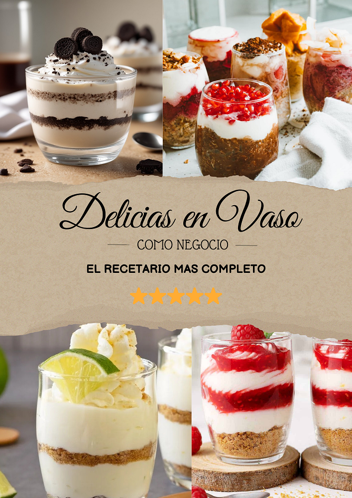 Postres en vaso + Recetario de tortas como bono - Cuerpo y mente sa...
