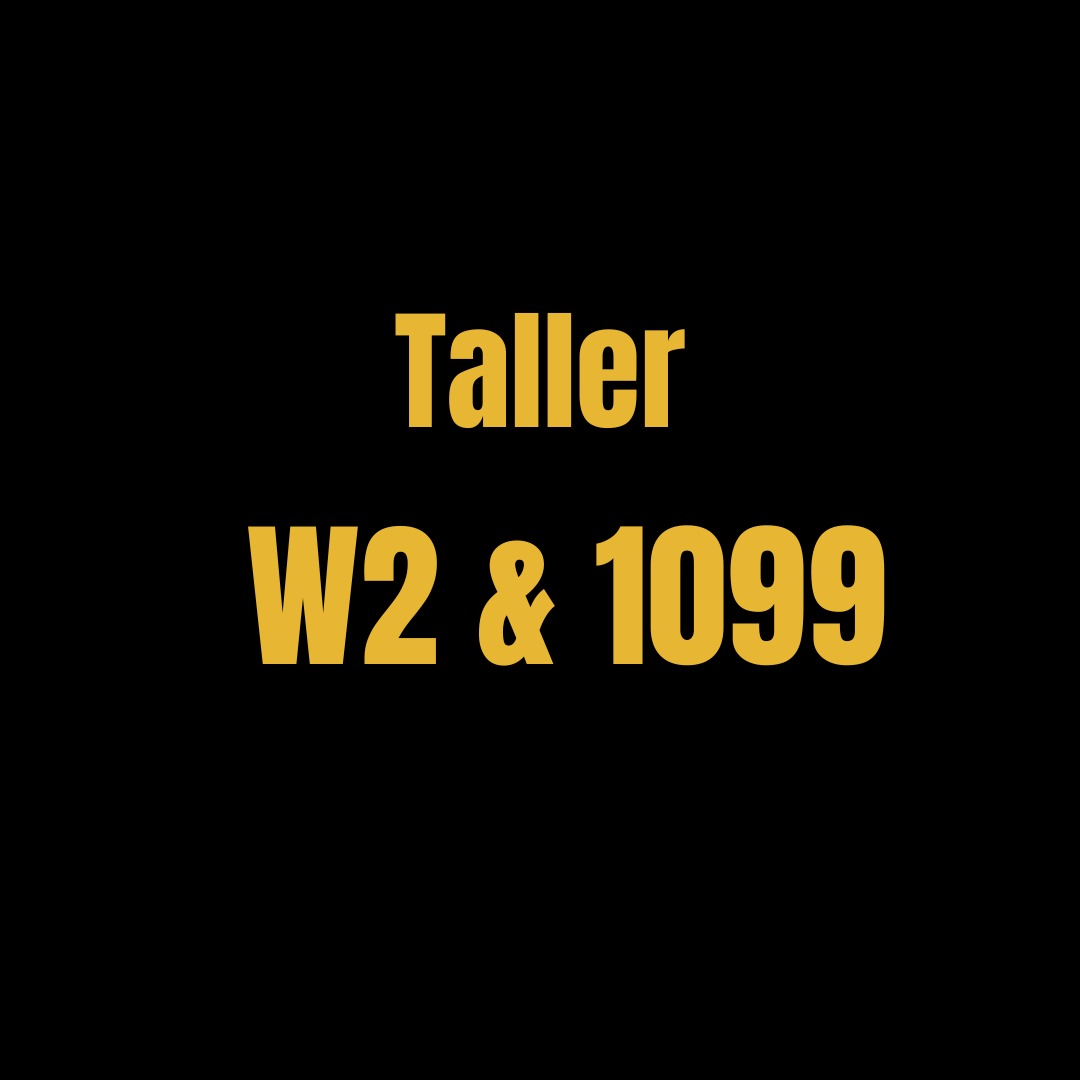 Taller W2 y1099 - k'ta Institute | Hotmart