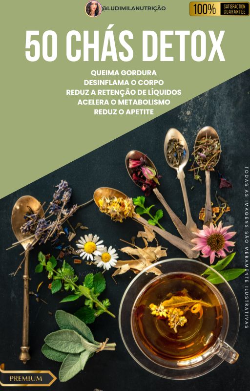 50 CHÁS DETOX PODEROSOS - Ludimila Rodrigues | Mentora Nutricional ...