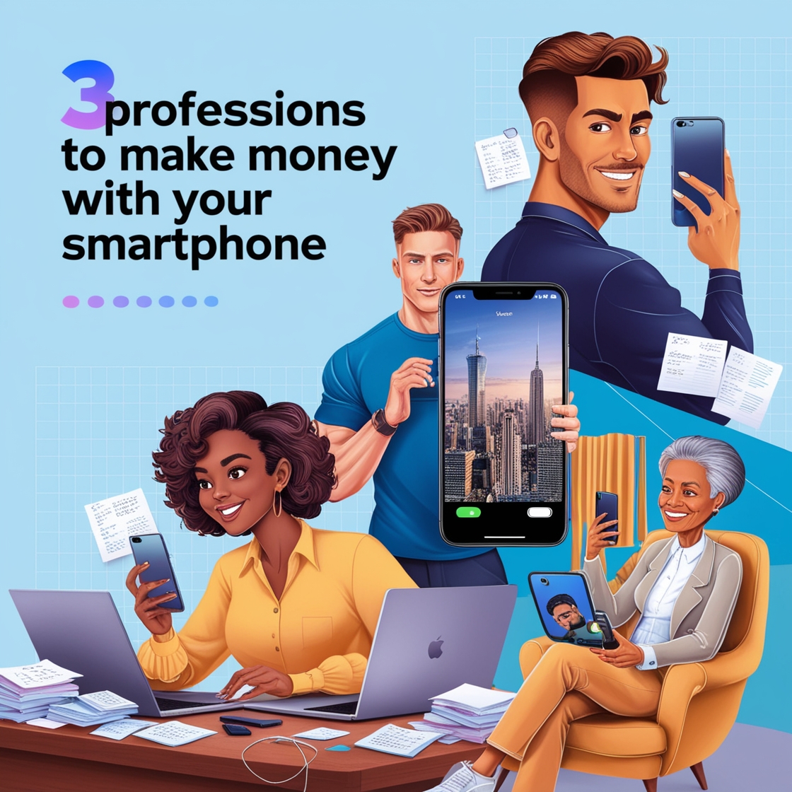 3 Professions to Make Money With Your Smartphone