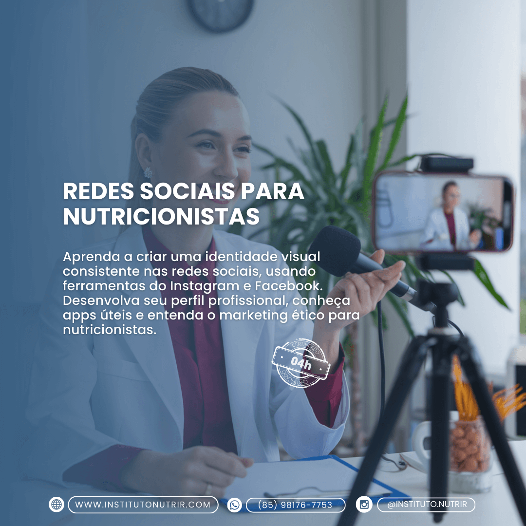 Redes Sociais para Nutricionistas - Instituto Nutrir | Hotmart