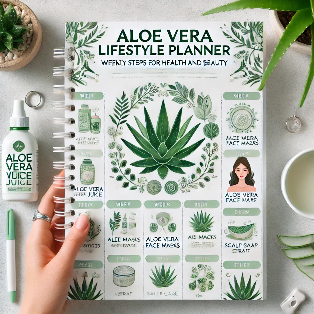Aloe Vera Lifestyle Planner: Weekly Steps for Natural Health and Beauty