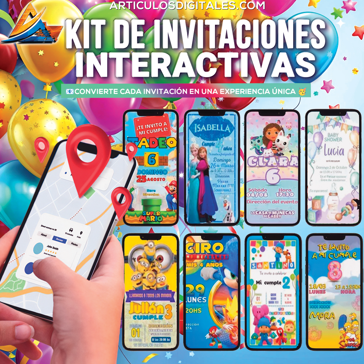 Kit de Invitaciones Interactivas