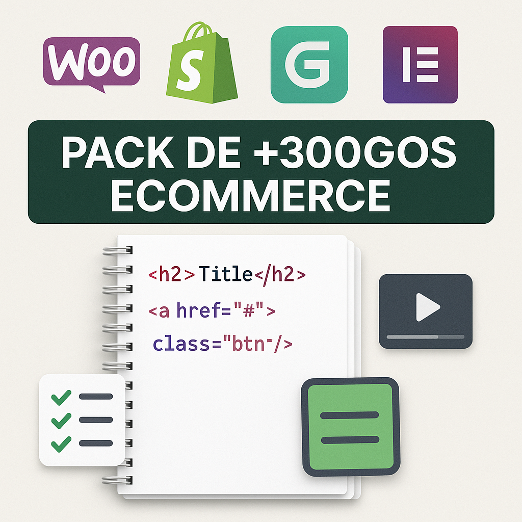 Pack +300 Códigos Liquid para Shopify