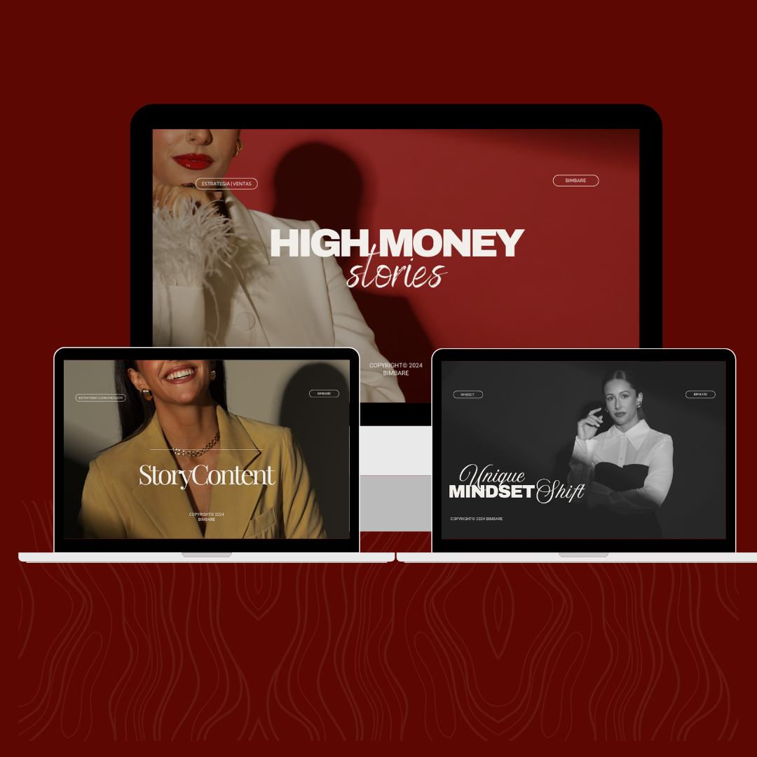 Bundle: High Money Stories + Storycontent + Unique Mindset Shift