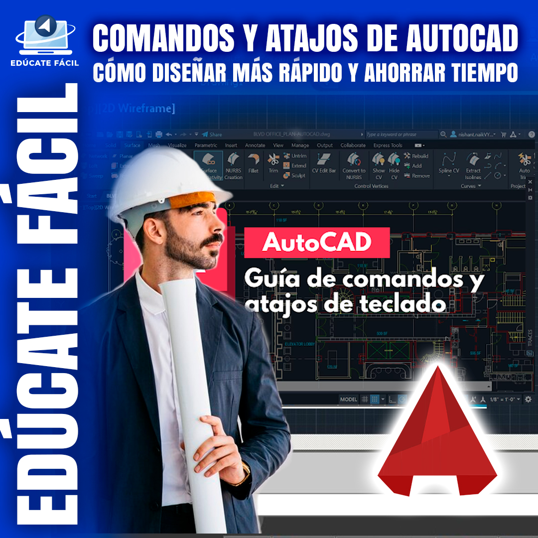COMANDOS Y ATAJOS DE AUTOCAD: Cómo Diseñar Más Rápido y ahorrar tie...