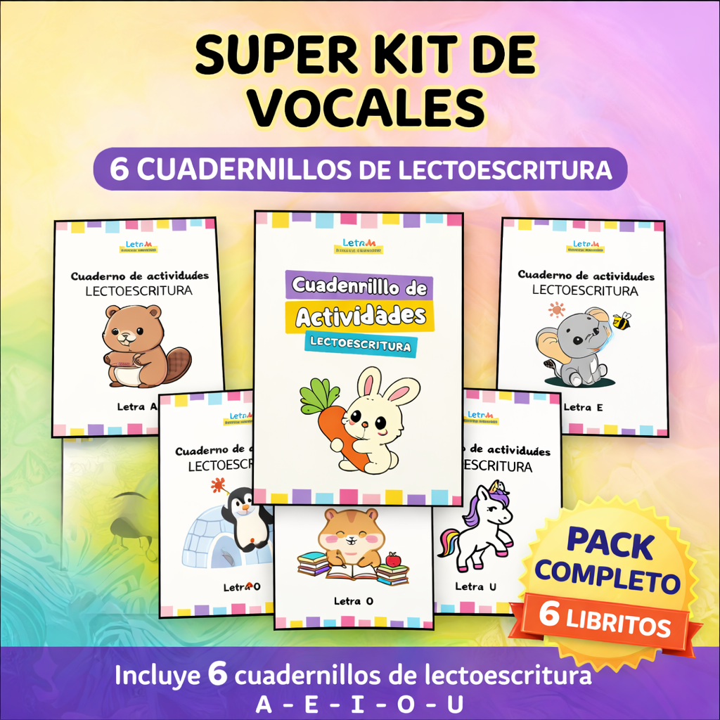 SUPER KIT DE LAS VOCALES | Hotmart
