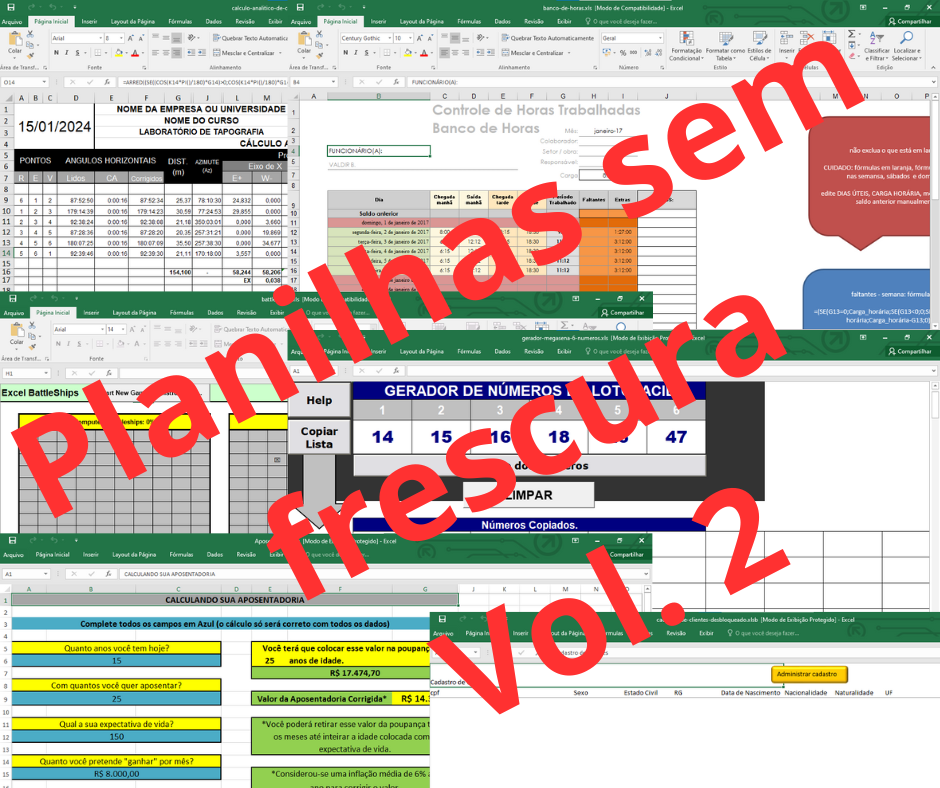 Planilha De Formula De Volume