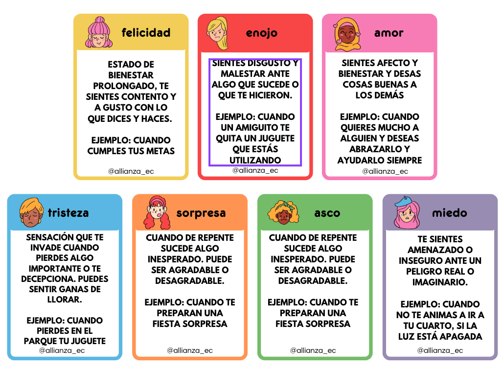🌈 35 Flashcards de las Emociones - Allianza Psicologia | Hotmart