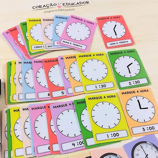 CARDS DAS HORAS - Coração de Educador - Professora Mariana | Hotmart